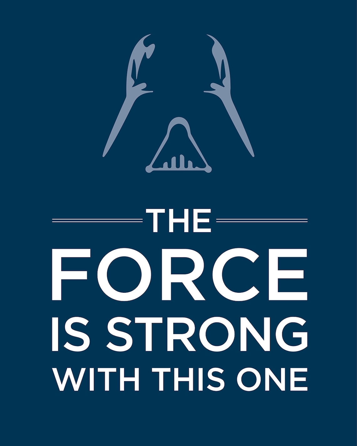 The Forces is Strong With This One Nursery Kids Print, Printable Wall ...