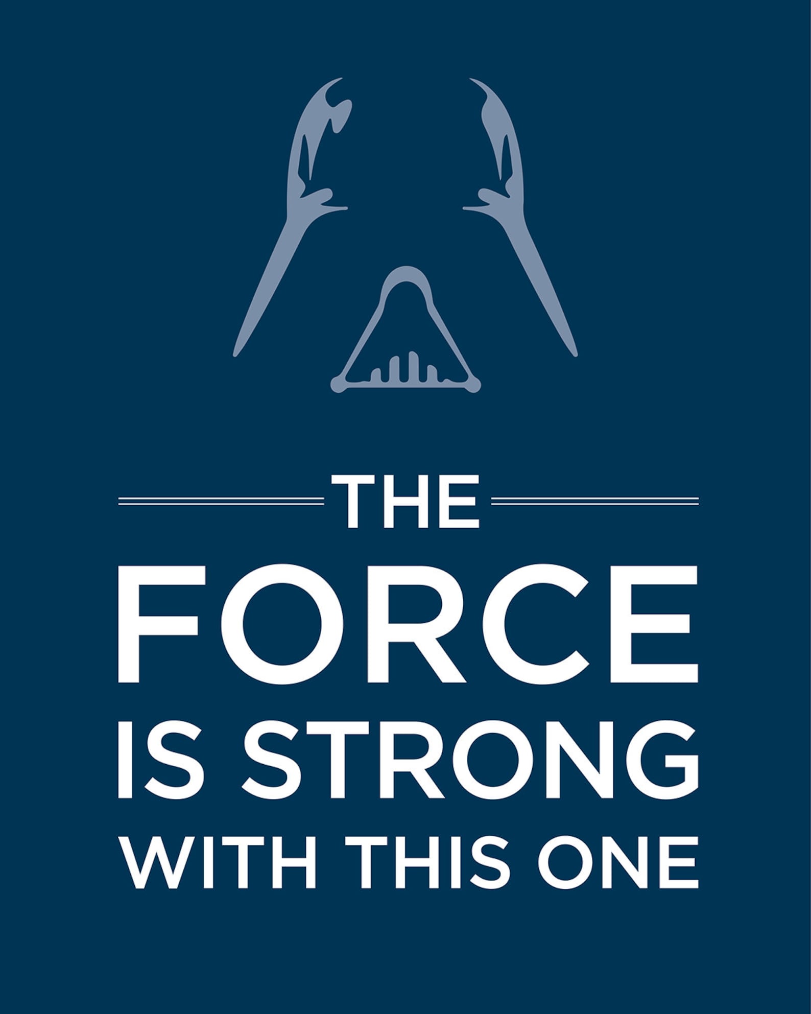 The Forces is Strong With This One Nursery Kids Print, Printable Wall ...