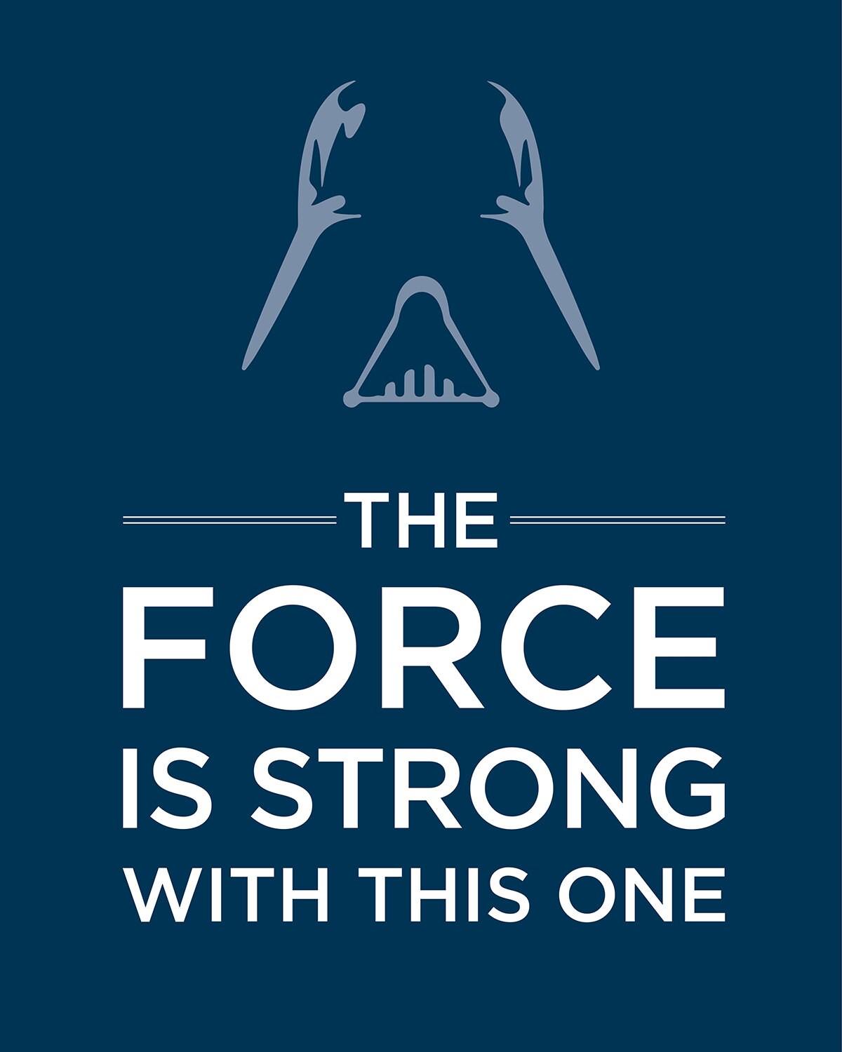 The Forces is Strong With This One Nursery Kids Print, Printable Wall ...