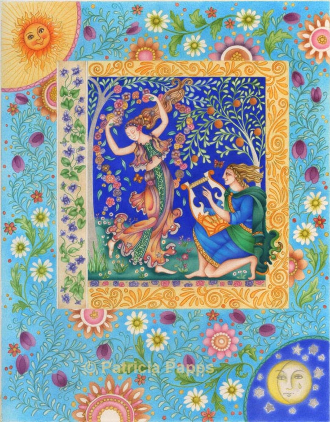 Orpheus Playing His Lyre