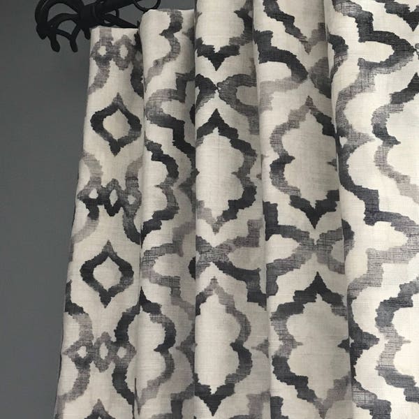 Gray Drapes - Etsy