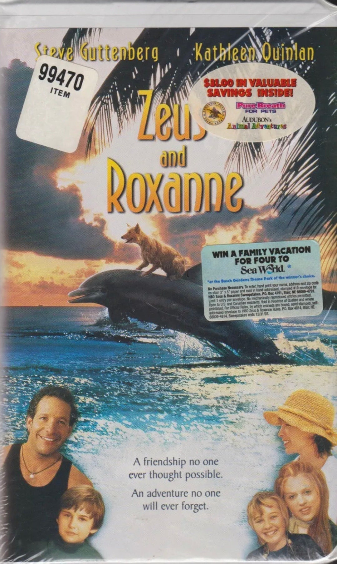 ZEUS and ROXANNE: Brand New Sealed VHS Tape 1997 Steve - Etsy