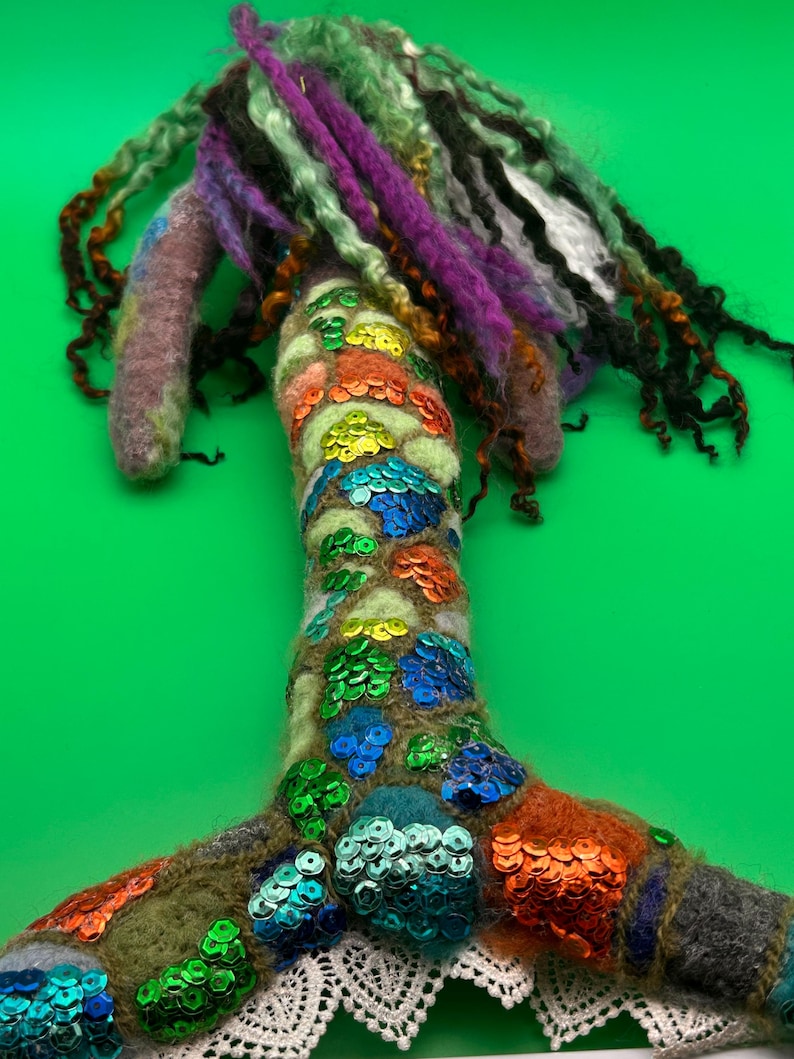 Needle Felt Wool Mermaid Doll - Etsy