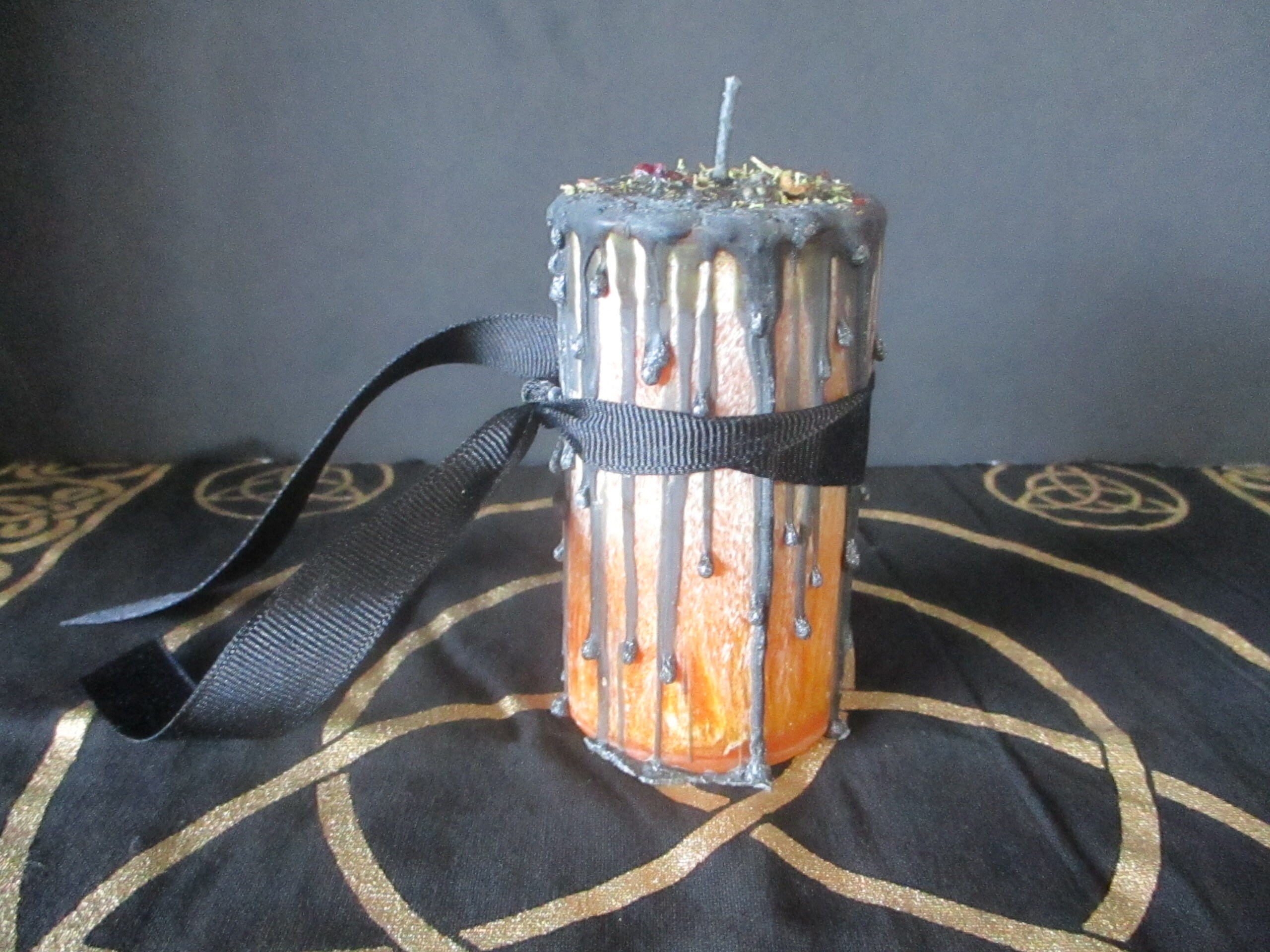 Samhain Candle Spell Candle Witchcraft Candle Wicca | Etsy