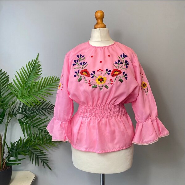 Peasant Blouse - Etsy UK