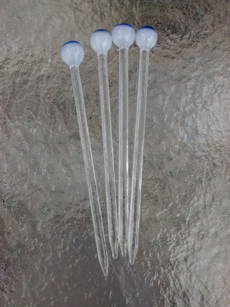 Blue Eyeball Glass Picks Pokers Multi Use 4 4 - Etsy