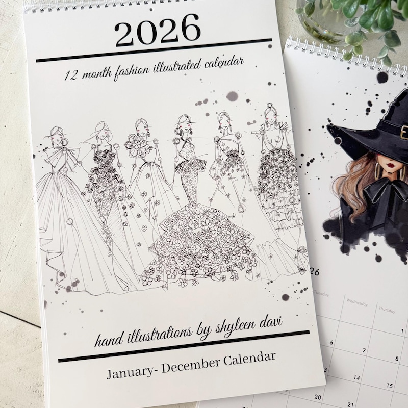 Chic 2026 Calendar - Etsy