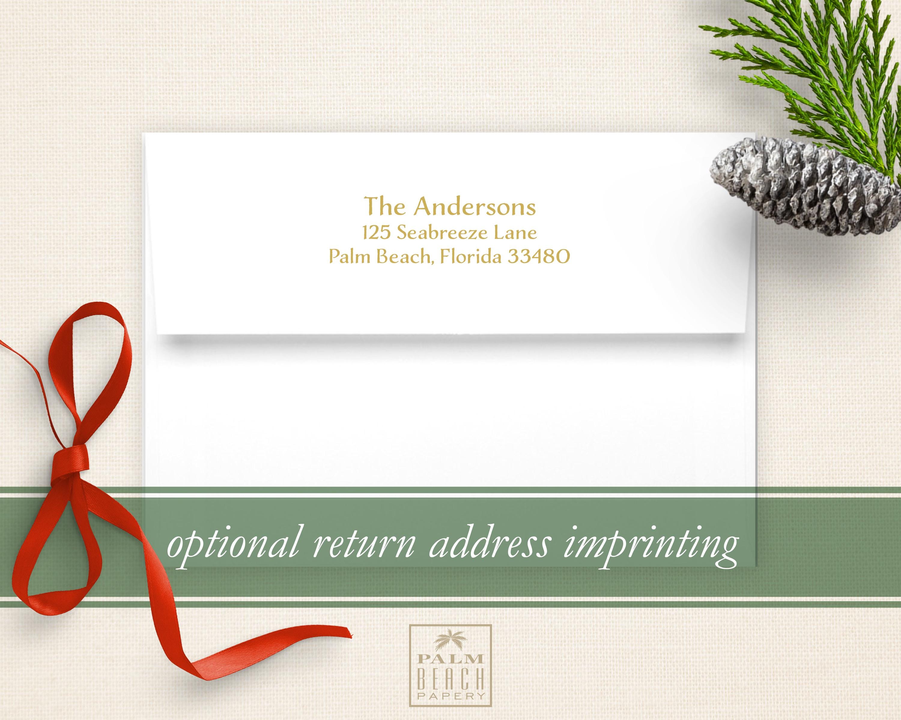 Christmas Tree Invitation - Custom Printed Holiday Party Invitations ...
