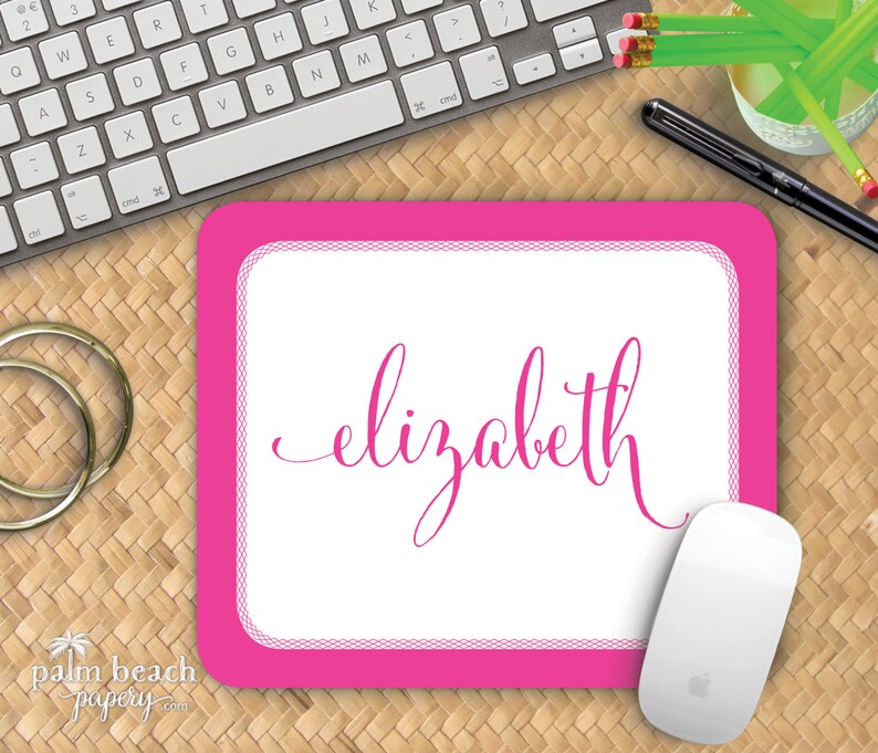 Signature Mousepad Personalized Mouse Pad With Calligraphy - Etsy