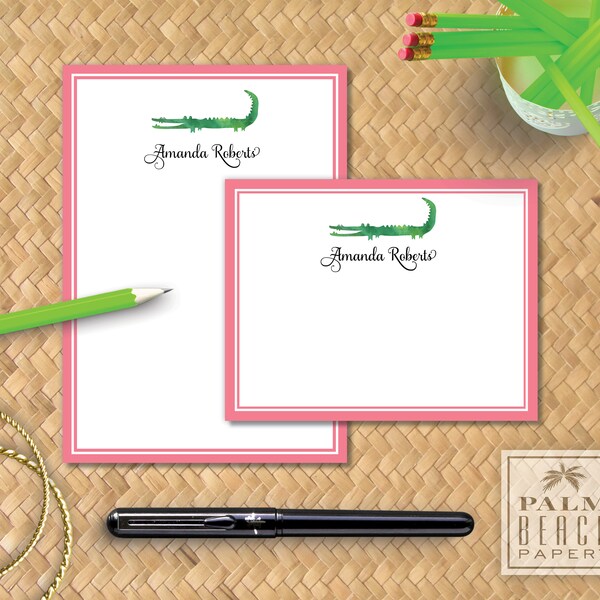 Preppy Stationery - Etsy
