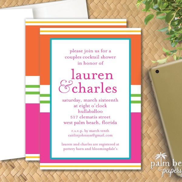 Cabana Party Invitation - Etsy