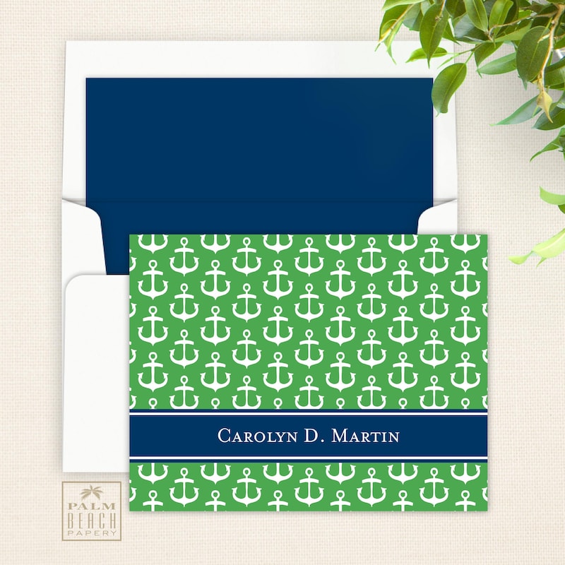 Nautical Note Cards - Etsy