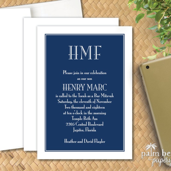 Masculine Invitation - Etsy