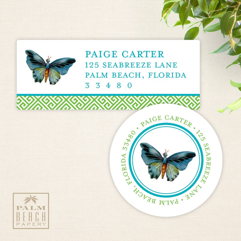 Butterfly Label - Etsy