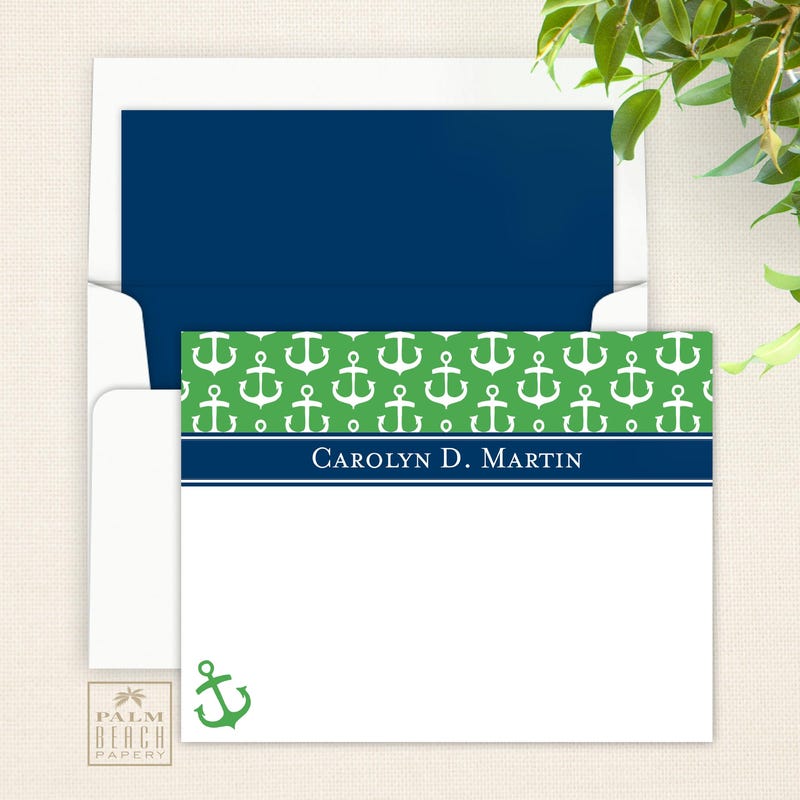 Nautical Note Cards - Etsy
