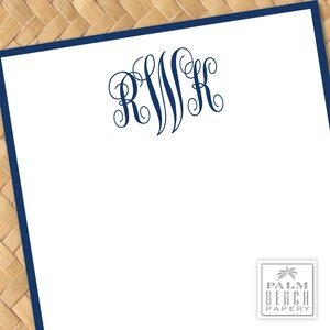 Classic Monogram 5x7 Notepads Personalized Memo Pads - Etsy