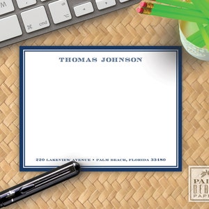 Men's Club Flat Notecards Correspondence Card Stationery for Man ...