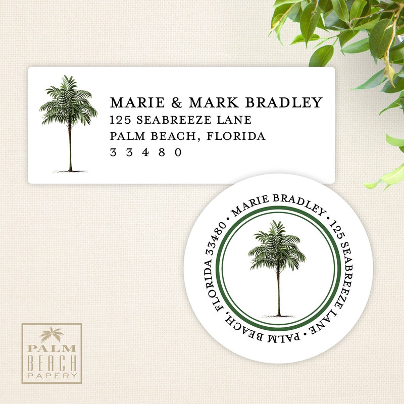 Palm Tree Stamp - Etsy