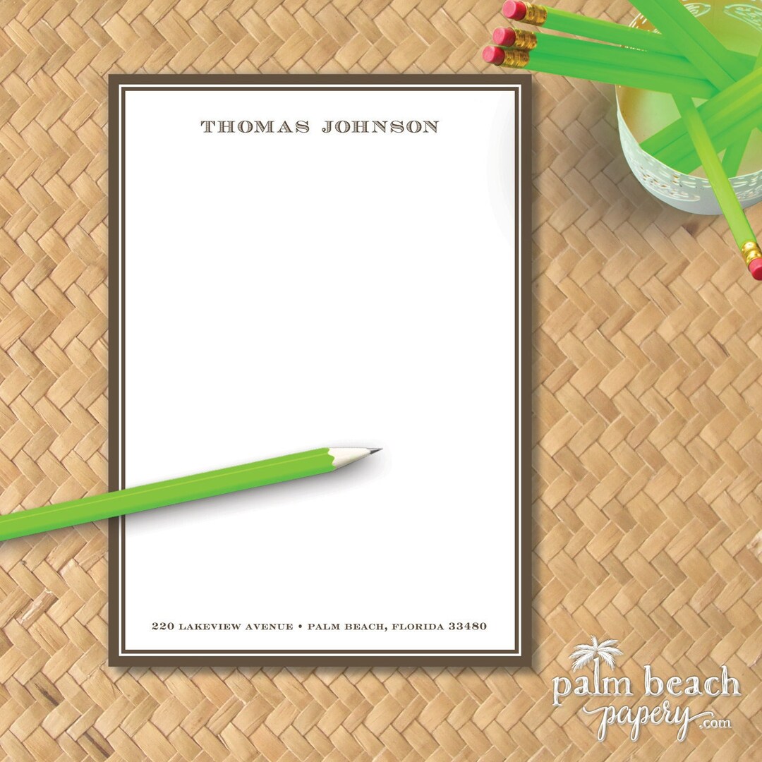 Mens Club 5x7 Notepads Personalized Memo Pads - Etsy