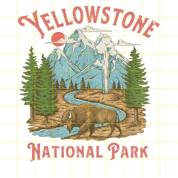 Yellowstone Png - Etsy