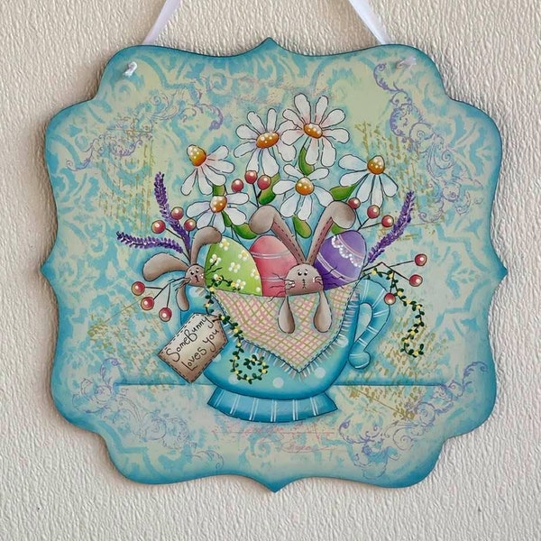 Hand Painted Bunny - Etsy