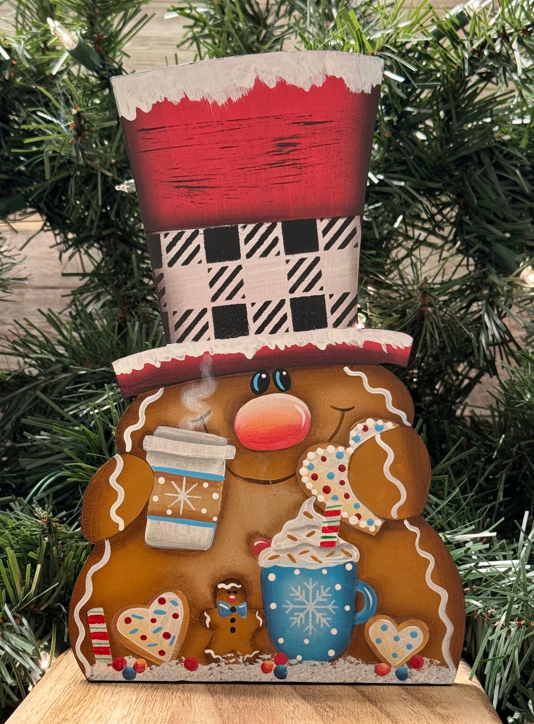 Gingerbread, Tall Hat Ginger, Holiday Decor, Gingerbread Cookies ...
