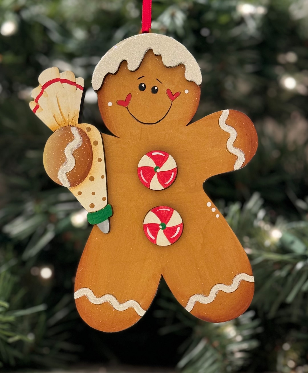 Gingerbread Ornament, Christmas Tree Ornament, Christmas Ornament ...