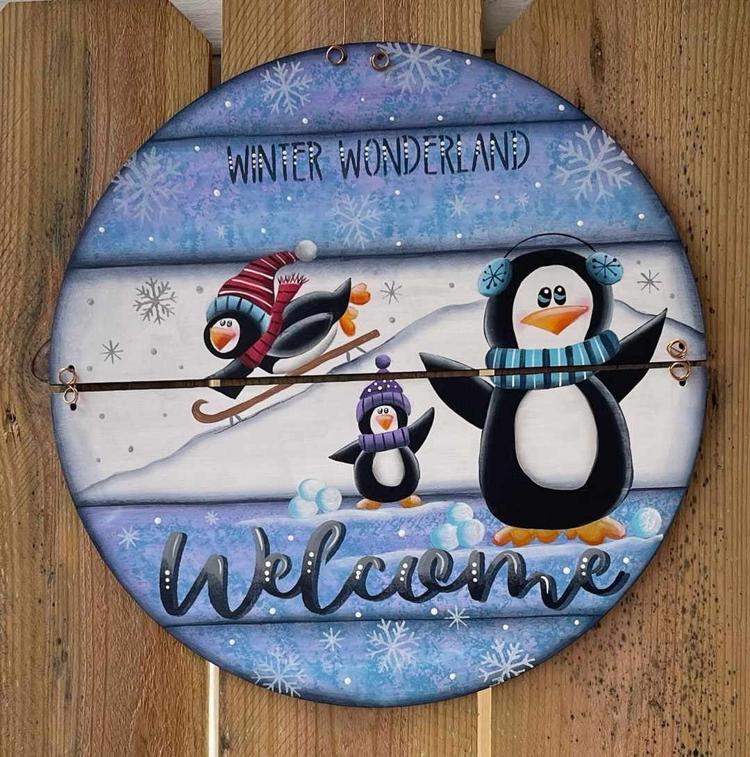 Winter Wonderland Sign, Winter Wonderland Door Hanger, Winter ...