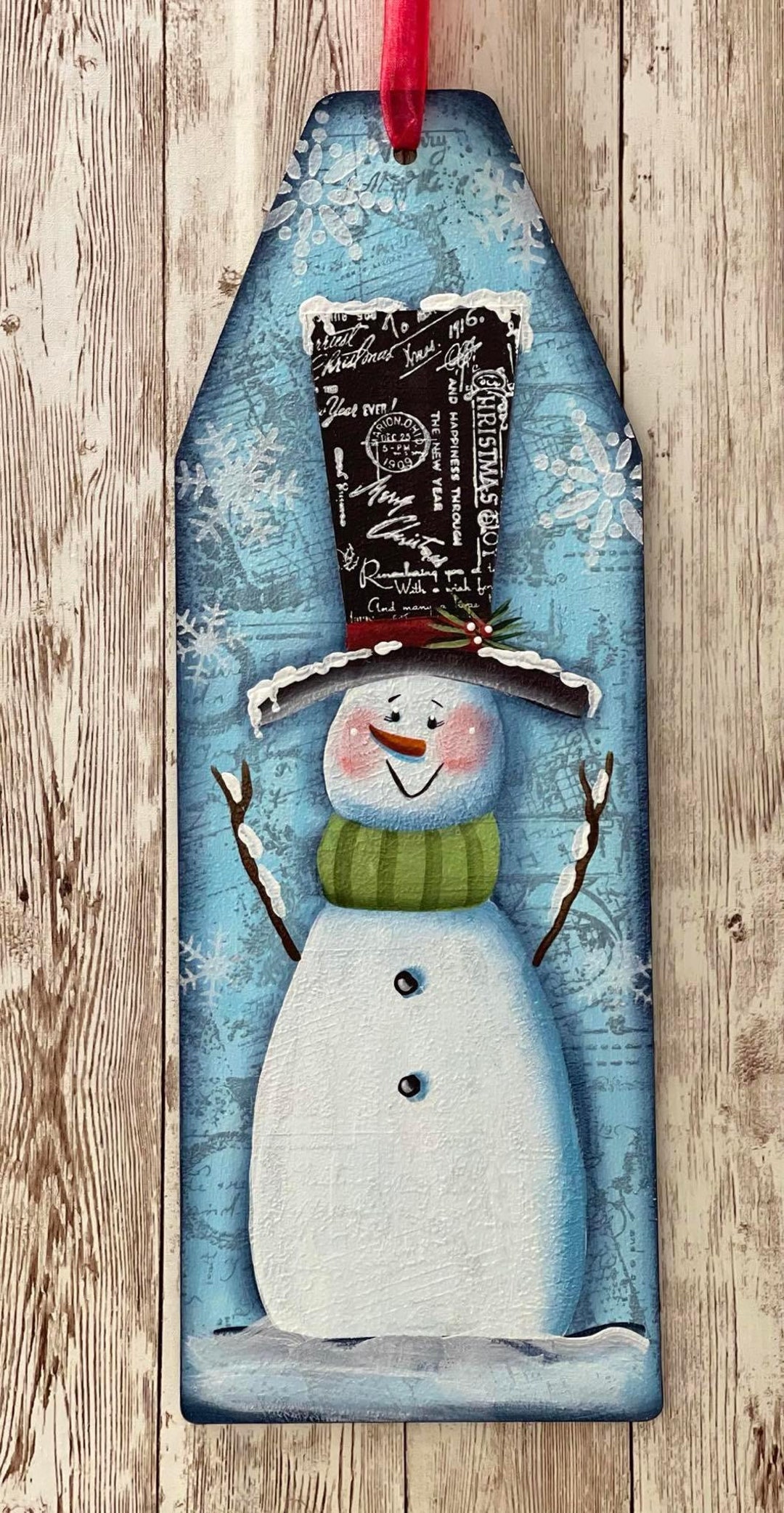 Snowman Sign Snowman Decor Mink Board Snowman Mink Board - Etsy