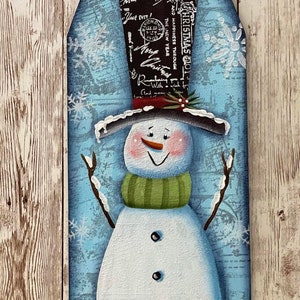 Snowman Sign Snowman Decor Mink Board Snowman Mink Board - Etsy