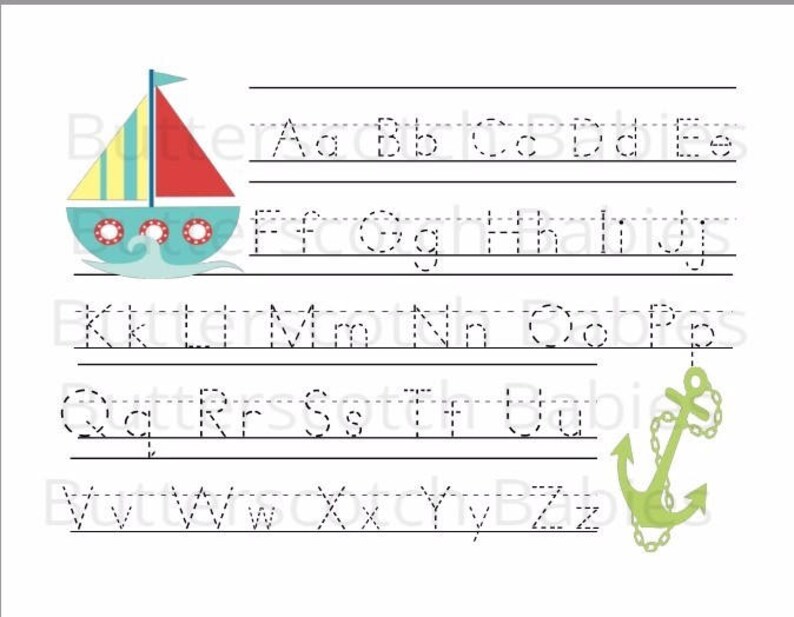 Alphabet Worksheets, Tracing, Kids, Numbers, Handwriting, Digital ...