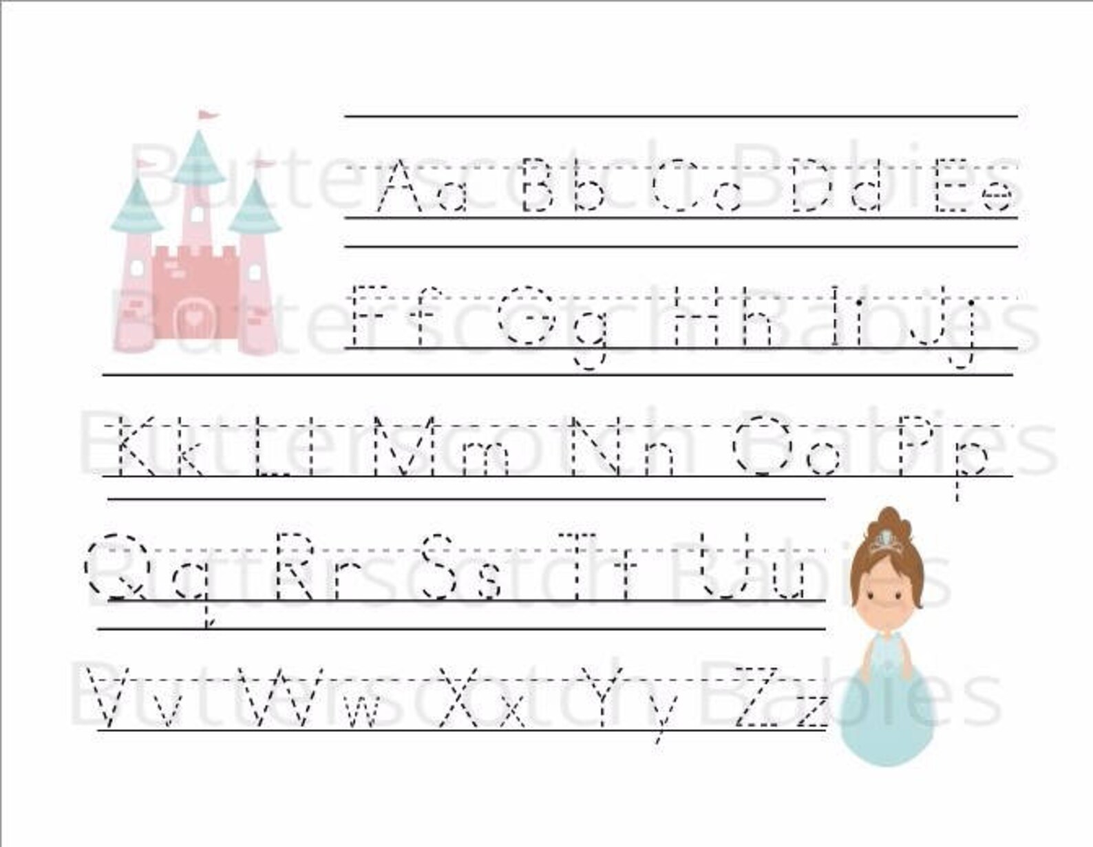 Alphabet Worksheets, Tracing, Kids, Numbers, Handwriting, Digital ...