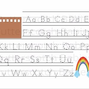 Alphabet Worksheets, Tracing, Kids, Numbers, Handwriting, Digital ...
