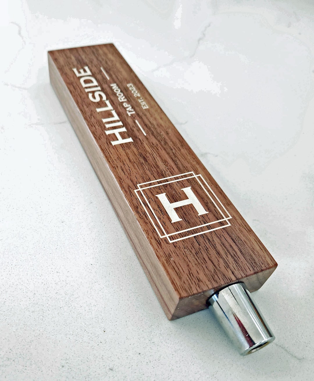 Custom Walnut Beer Tap Handle - Etsy