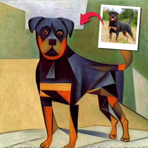 Cubism Portrait - Etsy