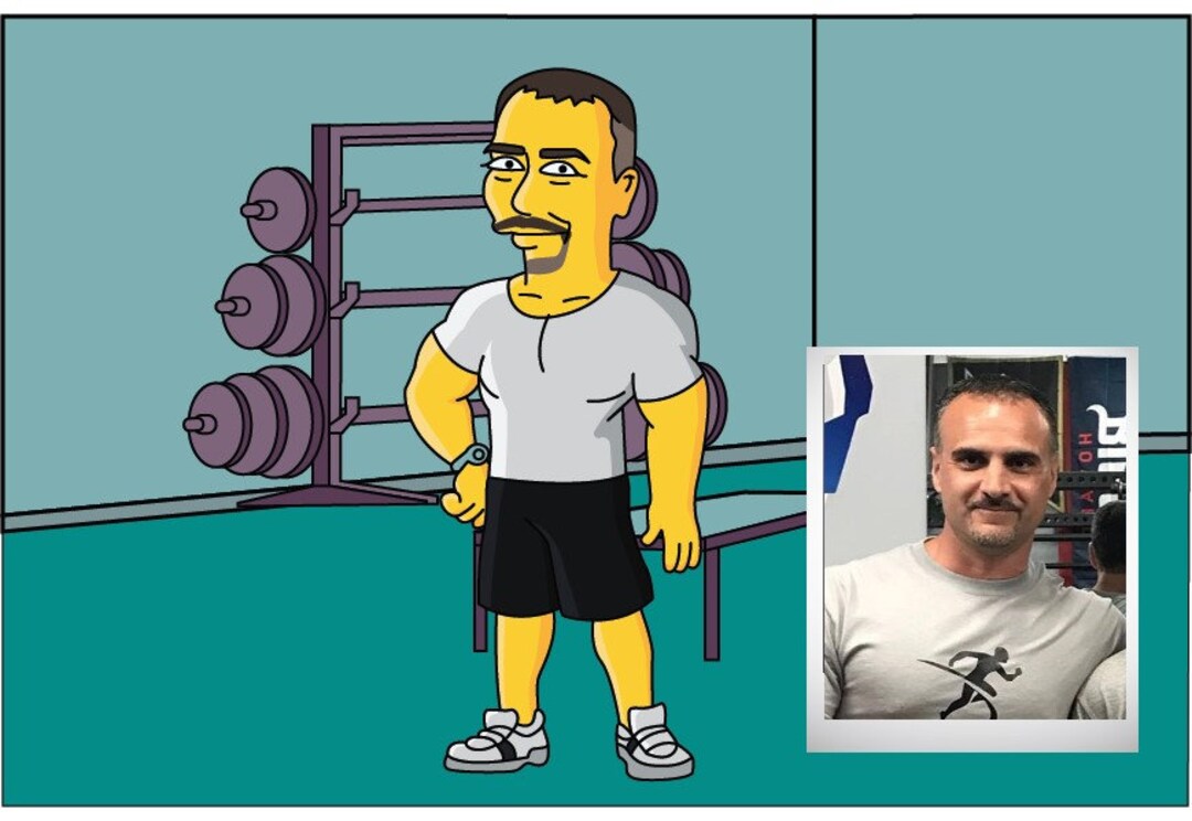 Fitness Trainer Gift Custom Portrait as Cartoon Character / - Etsy