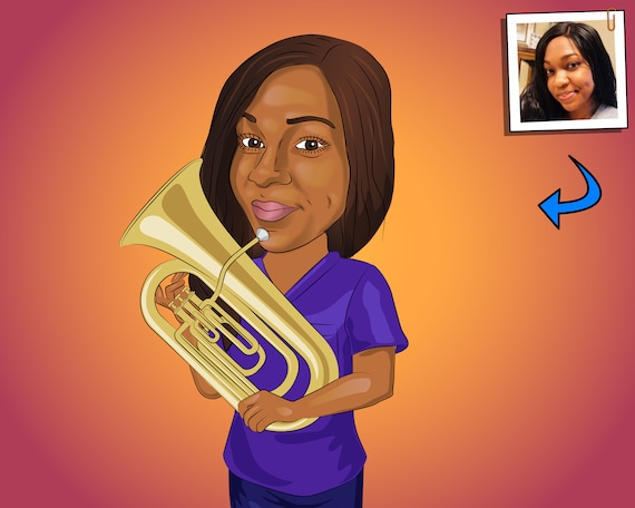 Cartoon Euphonium