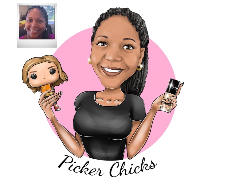 Custom Portrait Logo Business Cartoon Portrait Logo Boutique | Etsy