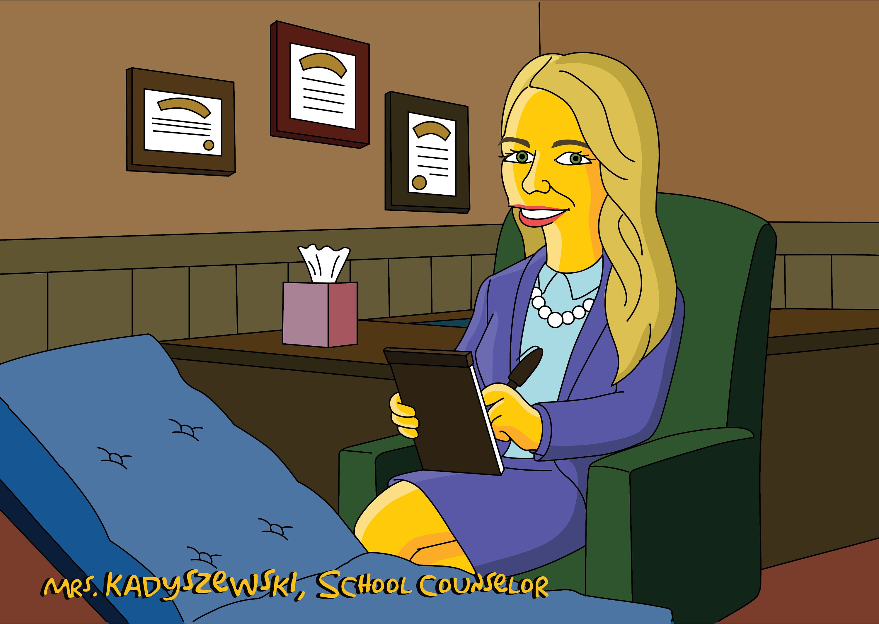 Principal Gift - Custom Portrait as Cartoon Character, Assistant ...