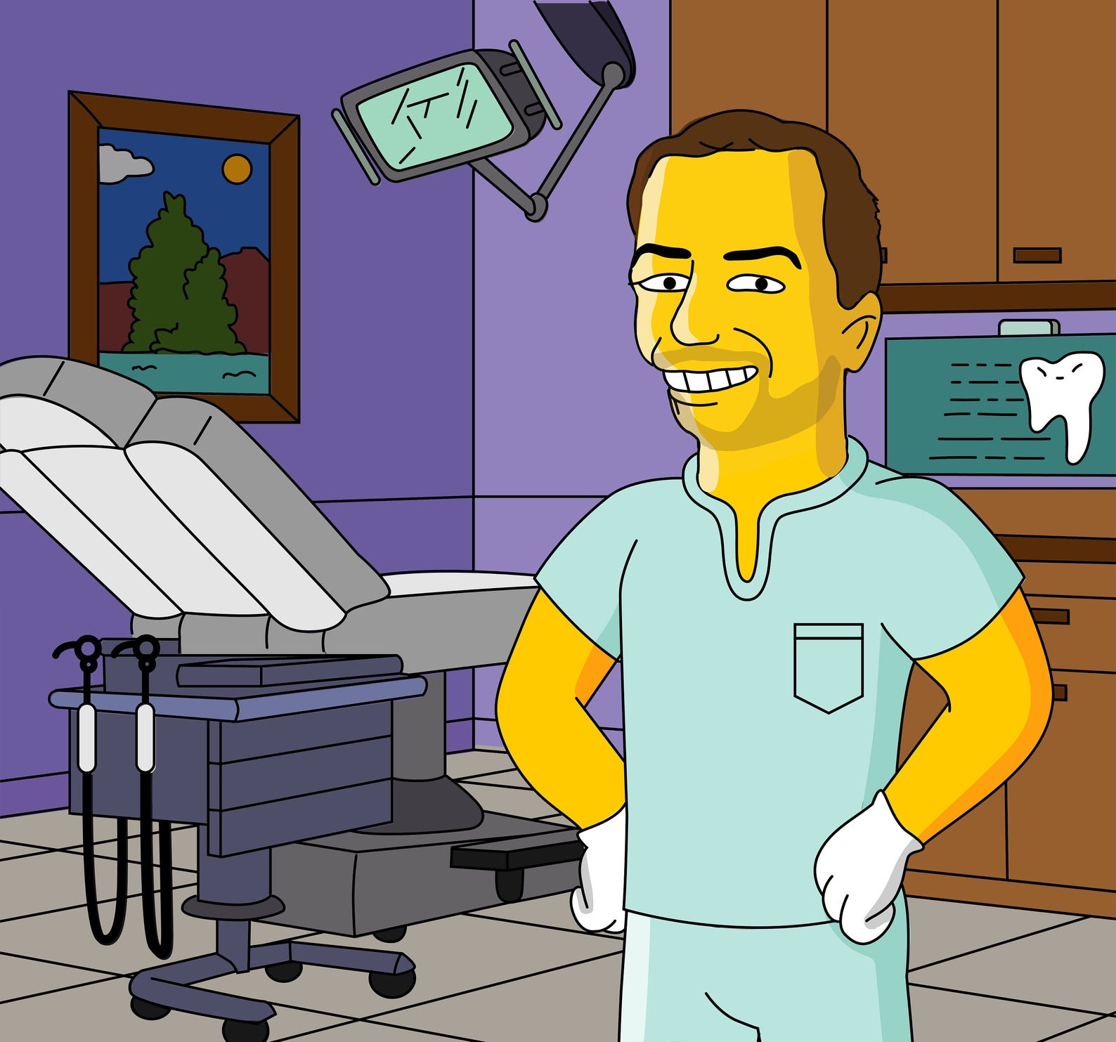 Dental Assistant Gifts Custom Portrait as Cartoon Character | Etsy