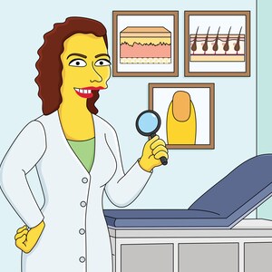 Dermatologist Gift Custom Portrait as Cartoon Character / Skin Doctor ...