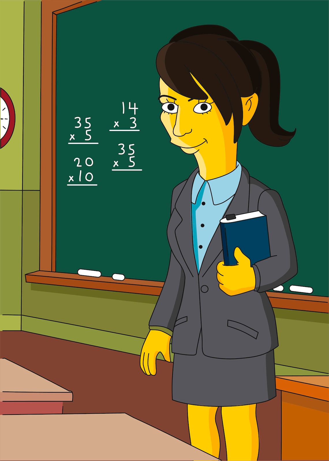 History Teacher Gift Custom Portrait as Yellow Cartoon | Etsy