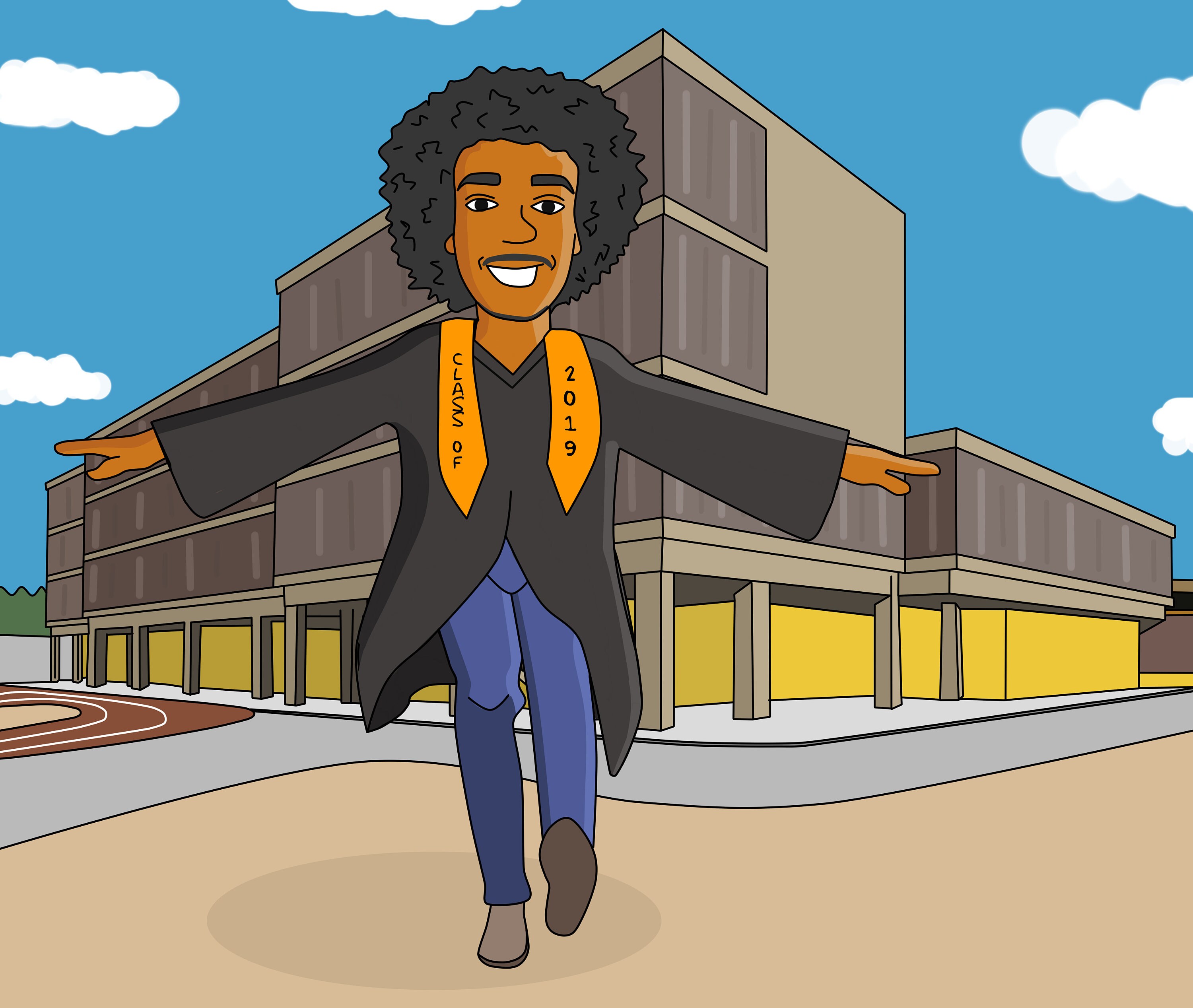 Custom Portrait as Cartoon Character Physics gift Physics Student Gift ...