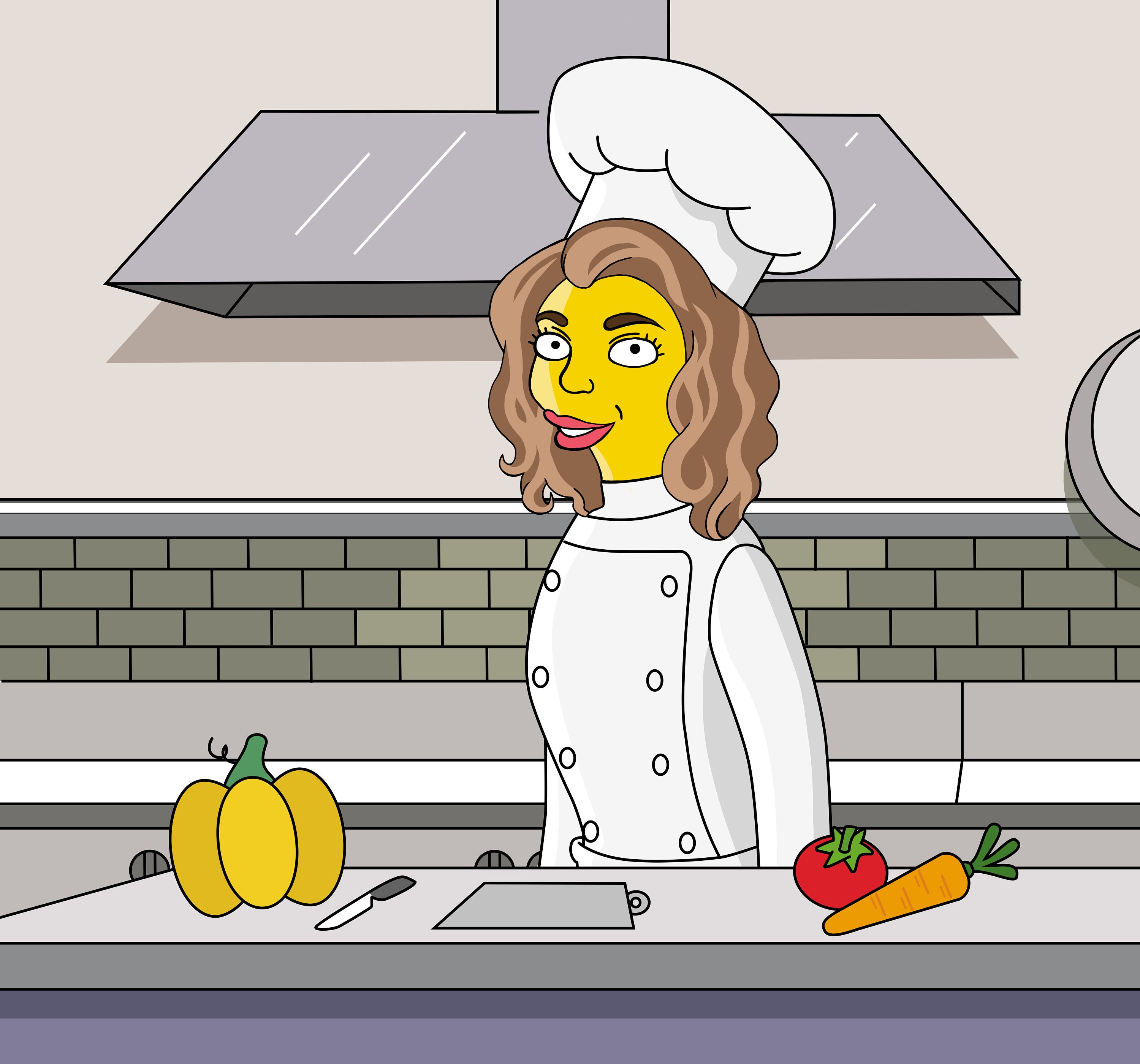 Chef Gift Custom Portrait as Yellow Character / Custom Chef - Etsy