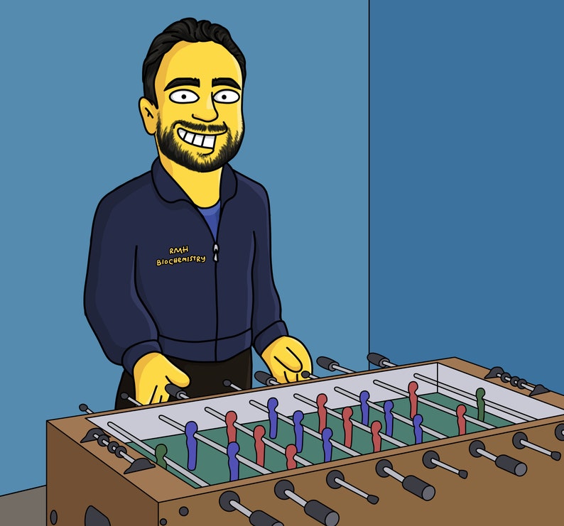 Foosball Player Gift Custom Portrait From Your Photo / Table - Etsy