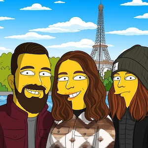 Tucson Gift - Custom Yellow Cartoon, Tucson Art, Tucson Skyline, Tucson ...