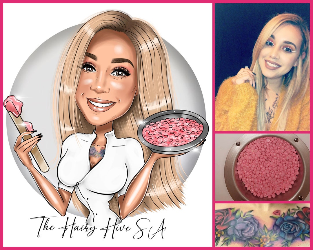 Waxing Logo Design - Custom Portrait for Your Business Logo / Wax Logo ...