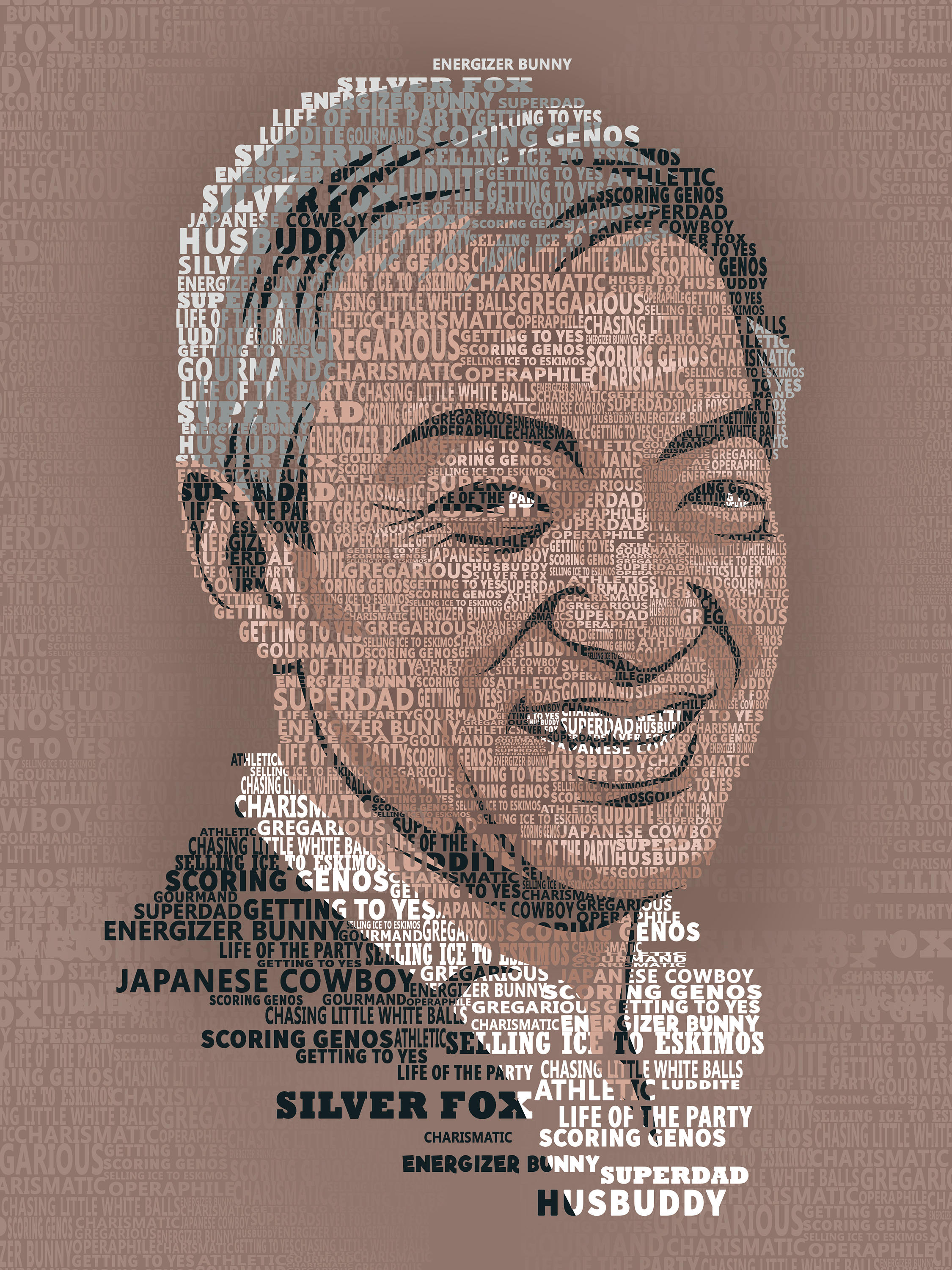 Text Art Portrait From Your Photo Custom Word Portrait | Etsy