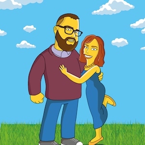 Commission Portrait / Yellow Avatar From Your Photo / Cartoon Avatar ...