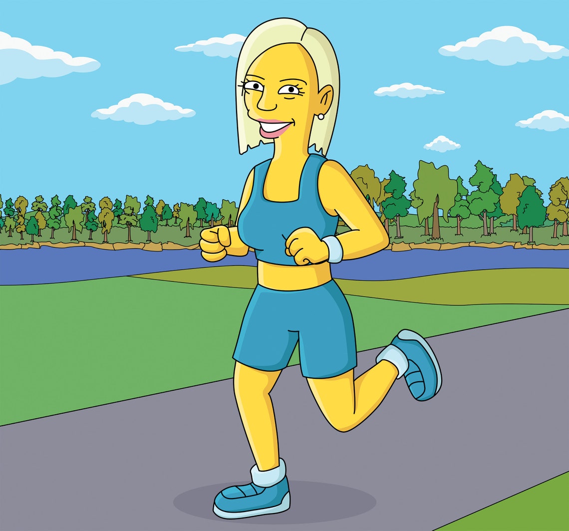 Custom Cartoon Runner Portrait – Unique Jogging Gift (digital File) - Etsy
